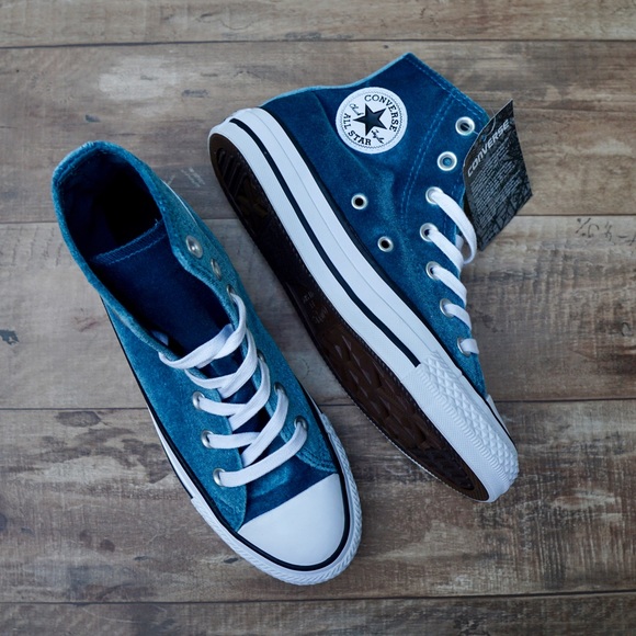 Converse | Shoes | New Converse All Star Chuck Taylor Hi Top Velvet ...
